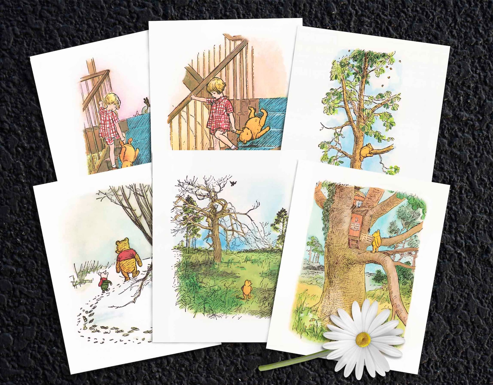 Winnie the Pooh Wall Decor Classic Pooh Printable Digital - Etsy