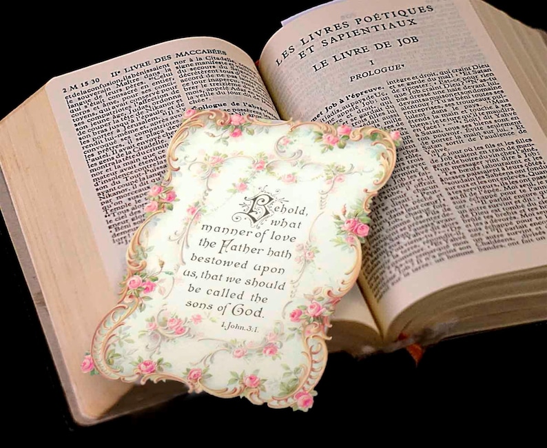 Scripture Printable Bible Verse Cards, Religious Pretty Floral Cards, Christian Art Decoration ...