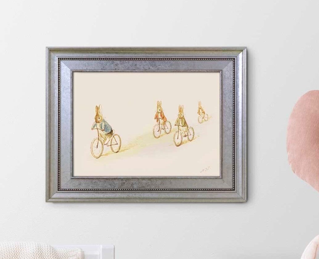 Vintage Peter Rabbit Prints, Digital Downloadable Wall Art, Nursery Art ...