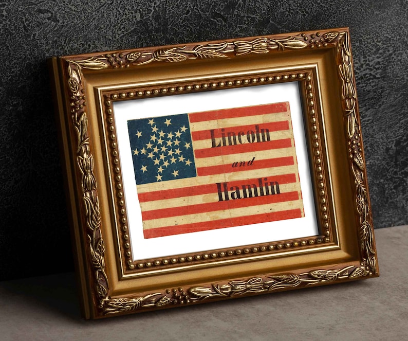 American Flag Poster for Rustic Americana Wall Decor America - Etsy