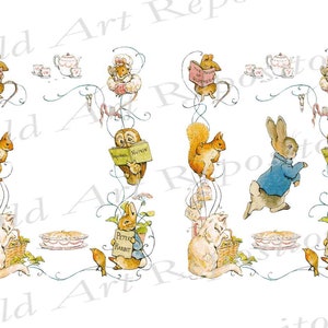 Peter Rabbit PNG Clip Art Graphic for Baby Shower, Birthday Party ...
