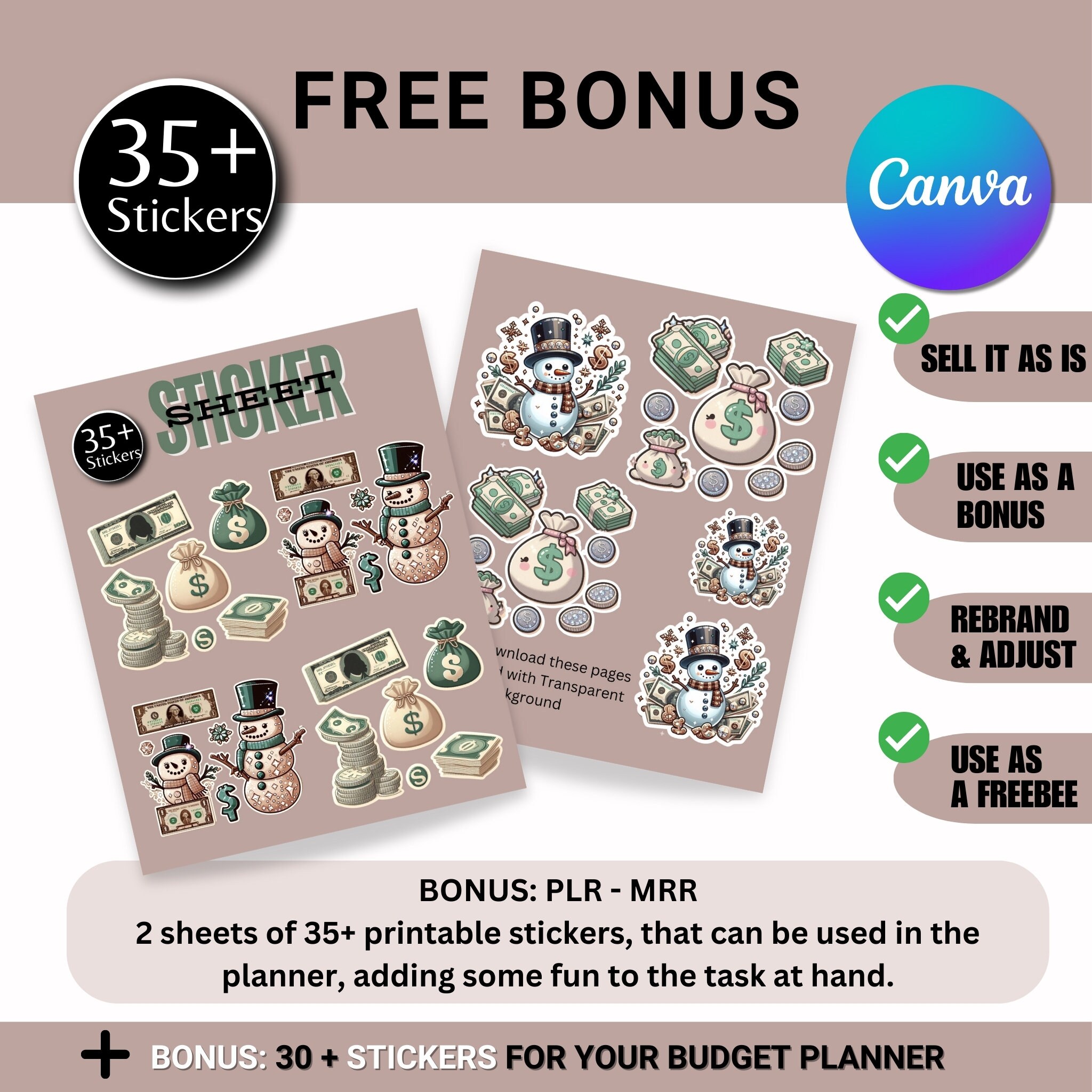 Printable Budget Planner & Financial Tracker | Budget Organizer With ...
