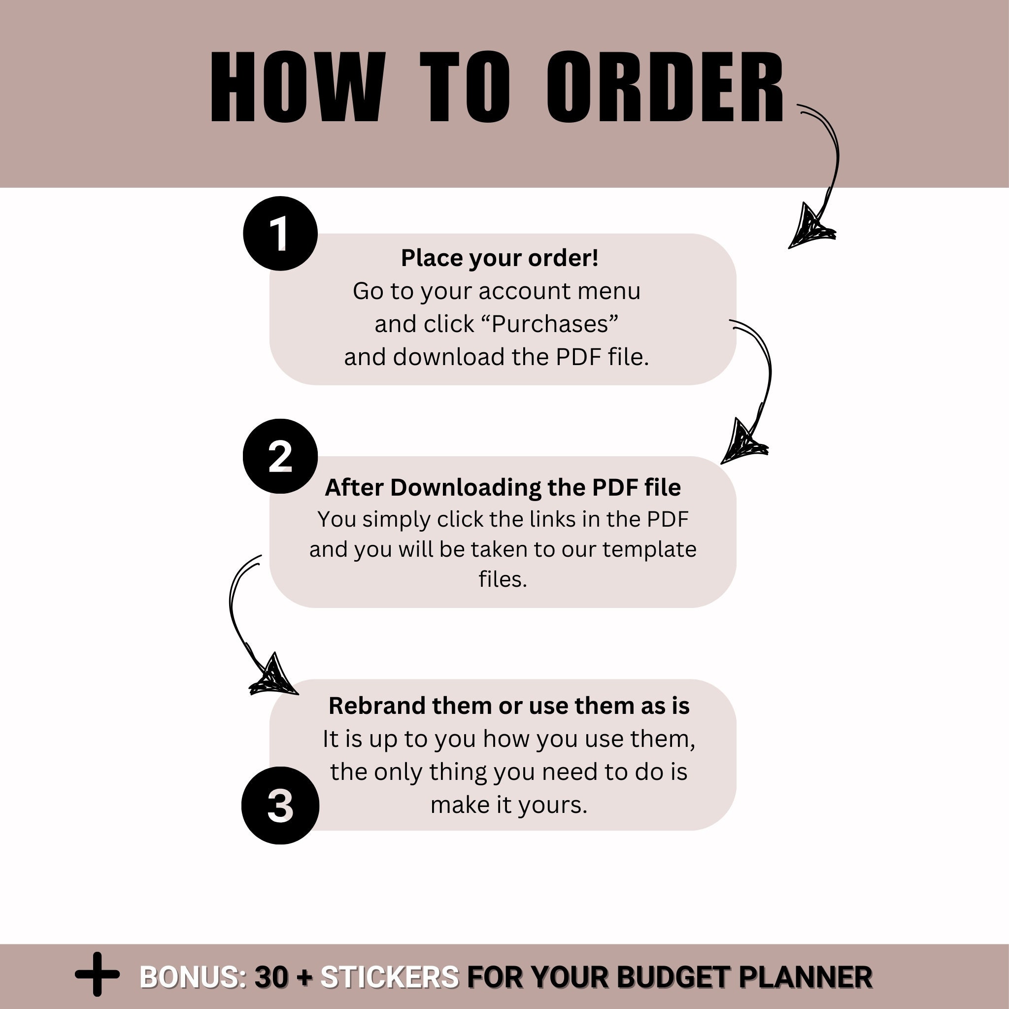 Printable Budget Planner & Financial Tracker | Budget Organizer With ...