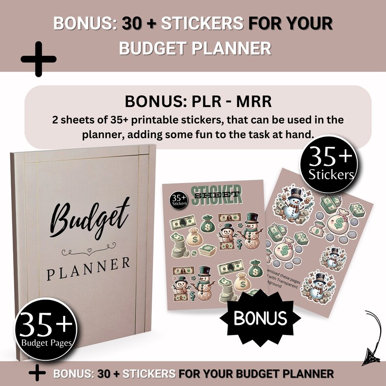 Printable Budget Planner & Financial Tracker | Budget Organizer With ...