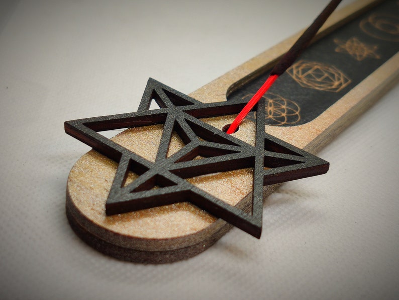 Sacred Geometry Incense Holder Project SVG, AI, CDR, Laser Digital Files, Instant Download - Etsy