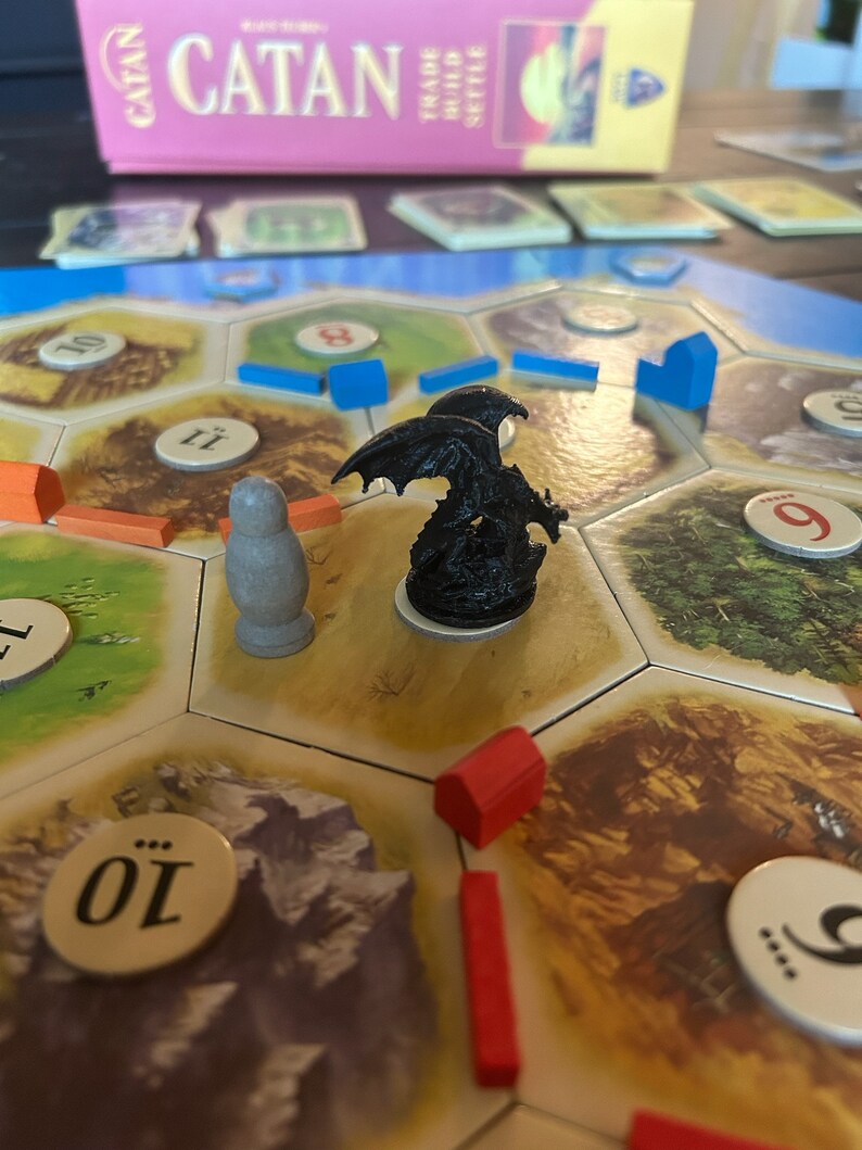 Catan Dragon Robber - Etsy
