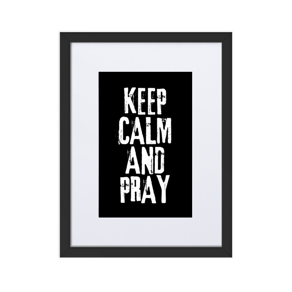 Keep Calm And Pray Wallpaper
