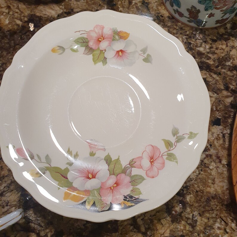 Edwin M Knowles China Co. Saucer - Etsy
