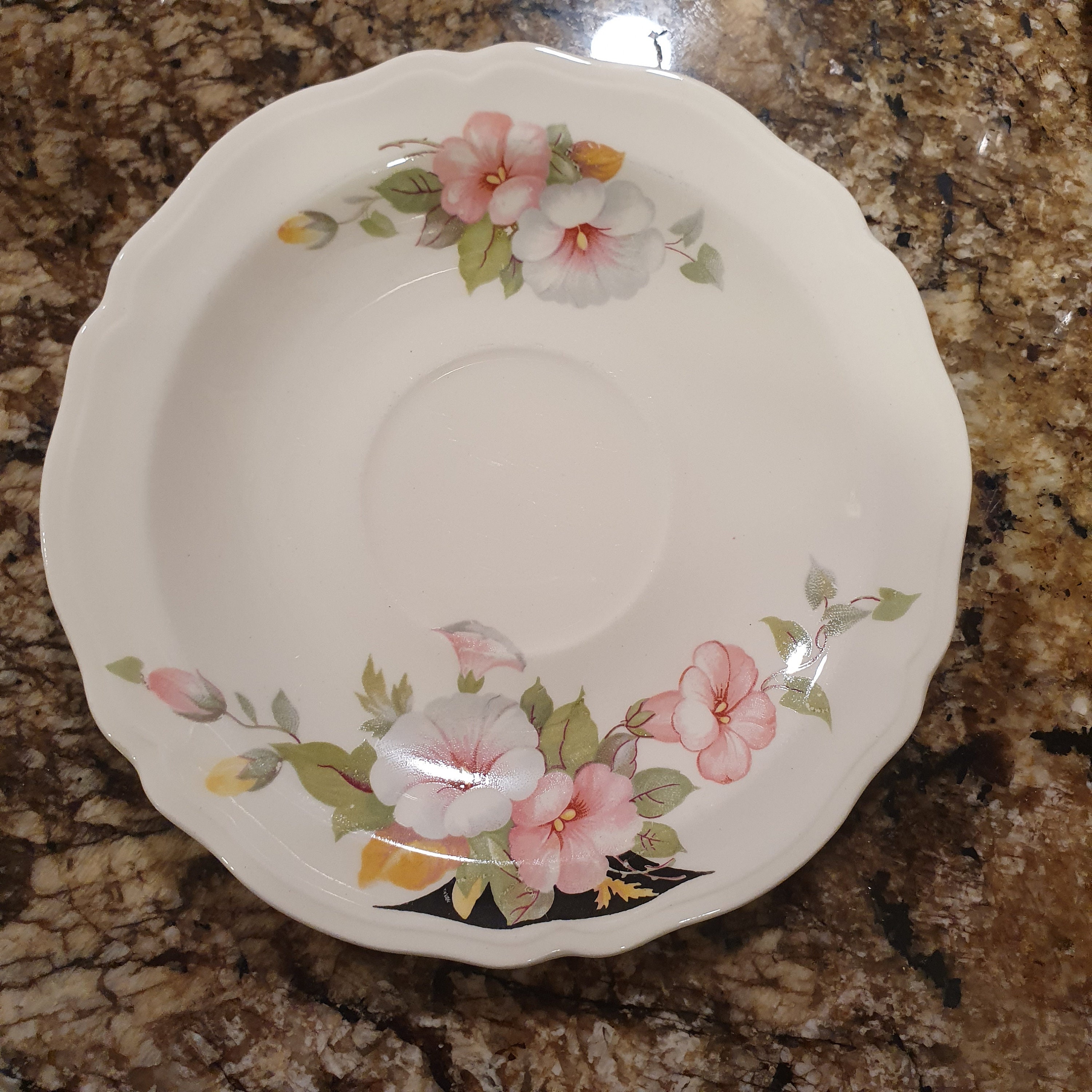 Edwin M Knowles China Co. Saucer - Etsy