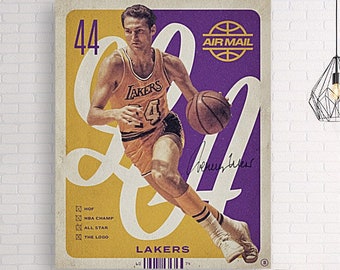 Jerry West Poster - Etsy