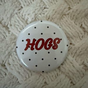 University of Arkansas Game Day Tailgate Buttons | 3 Inch - Etsy