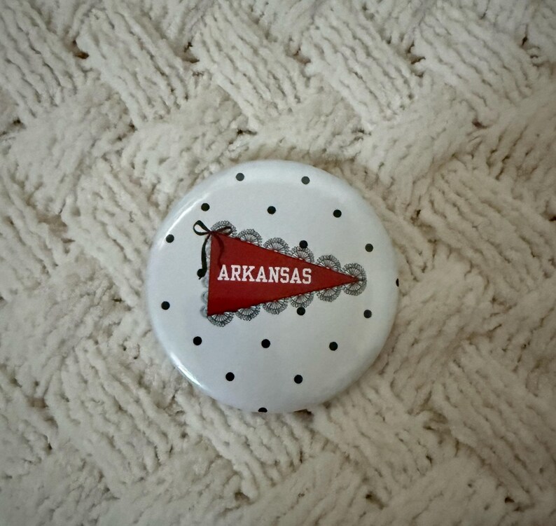 University of Arkansas Game Day Tailgate Buttons | 3 Inch - Etsy