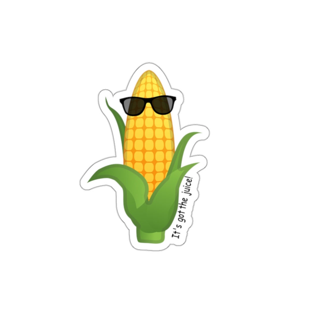 Maíz Tiene el jugo Pegatina troquelada / Pegatina de vinilo / Pegatina ...