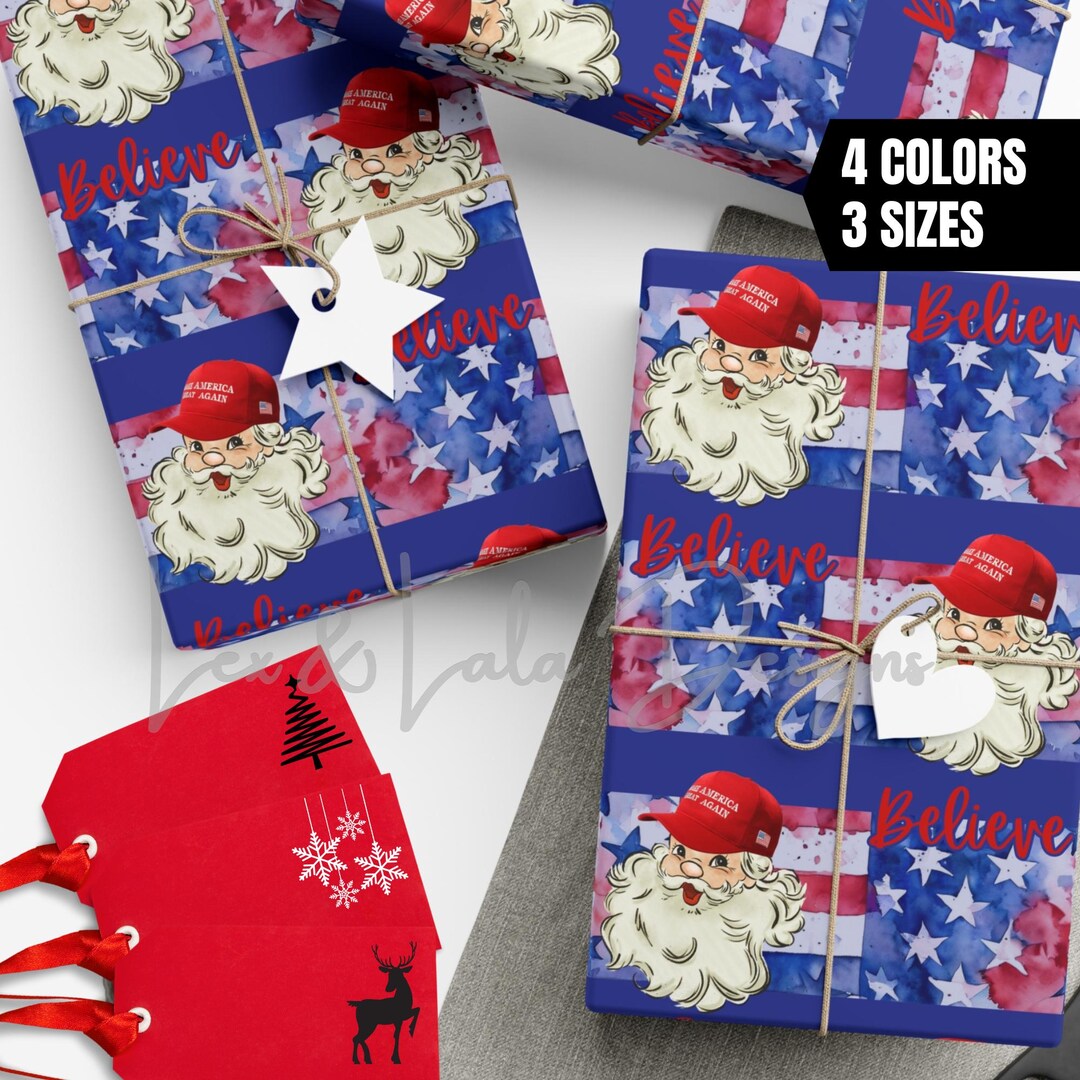Trump Christmas Wrapping Paper. Trump Christmas. Trump Wrapping Paper ...