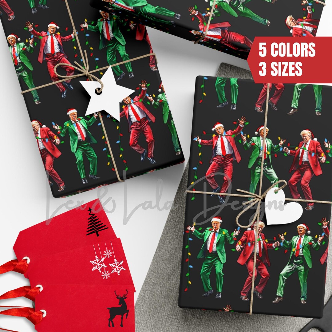 Trump Christmas Wrapping Paper. Trump Wrapping Paper. Trump Christmas ...