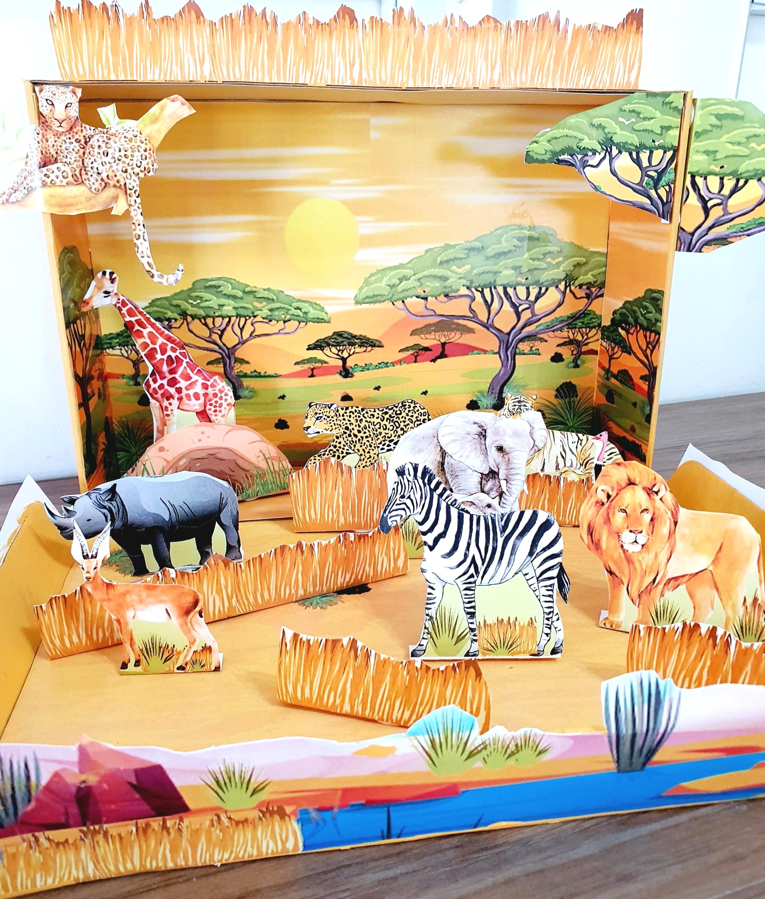 Lion Habitat Project Ideas