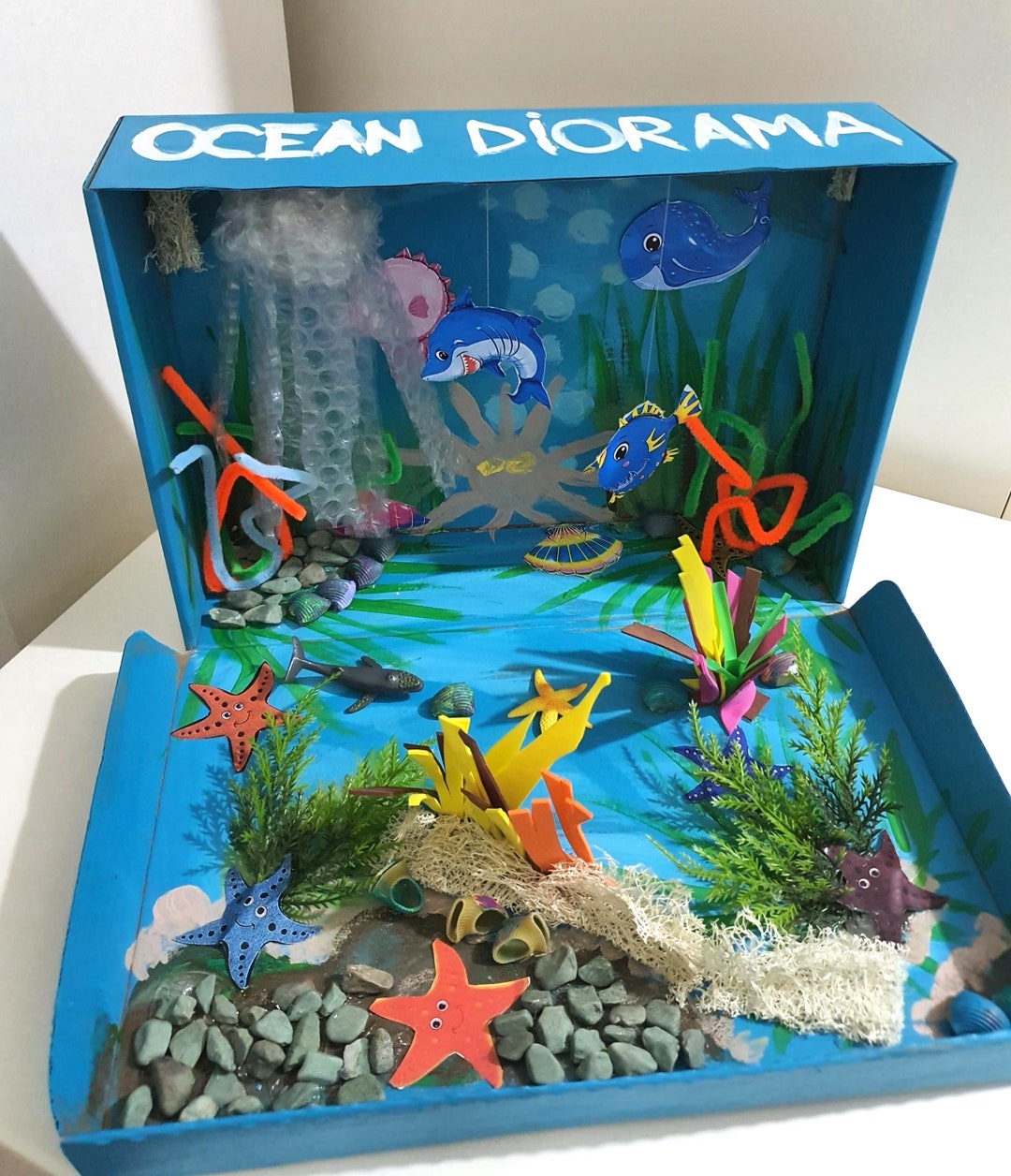 Shoebox Diorama Kit/ocean Diorama/sea Aquarium - Etsy