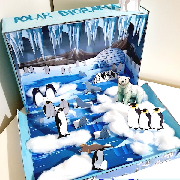 Arctic Habitat Printable - Etsy