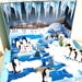 Printable Shoebox Diorama,polar North Pole Animals Bear Penguins ...