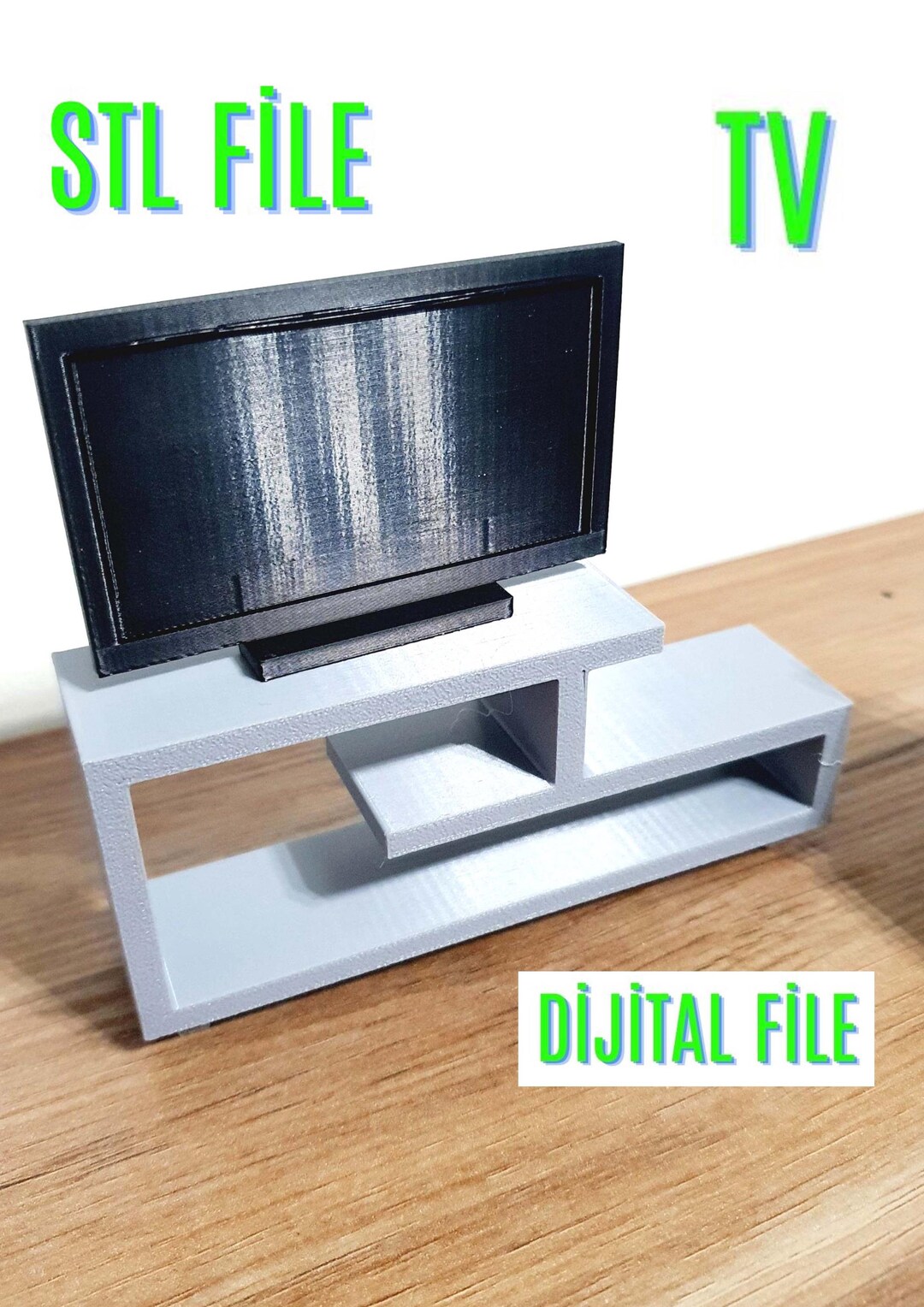 Scale 1.12/1.6 Miniature Dollhouse Livingroom Flatscreen TV Television ...