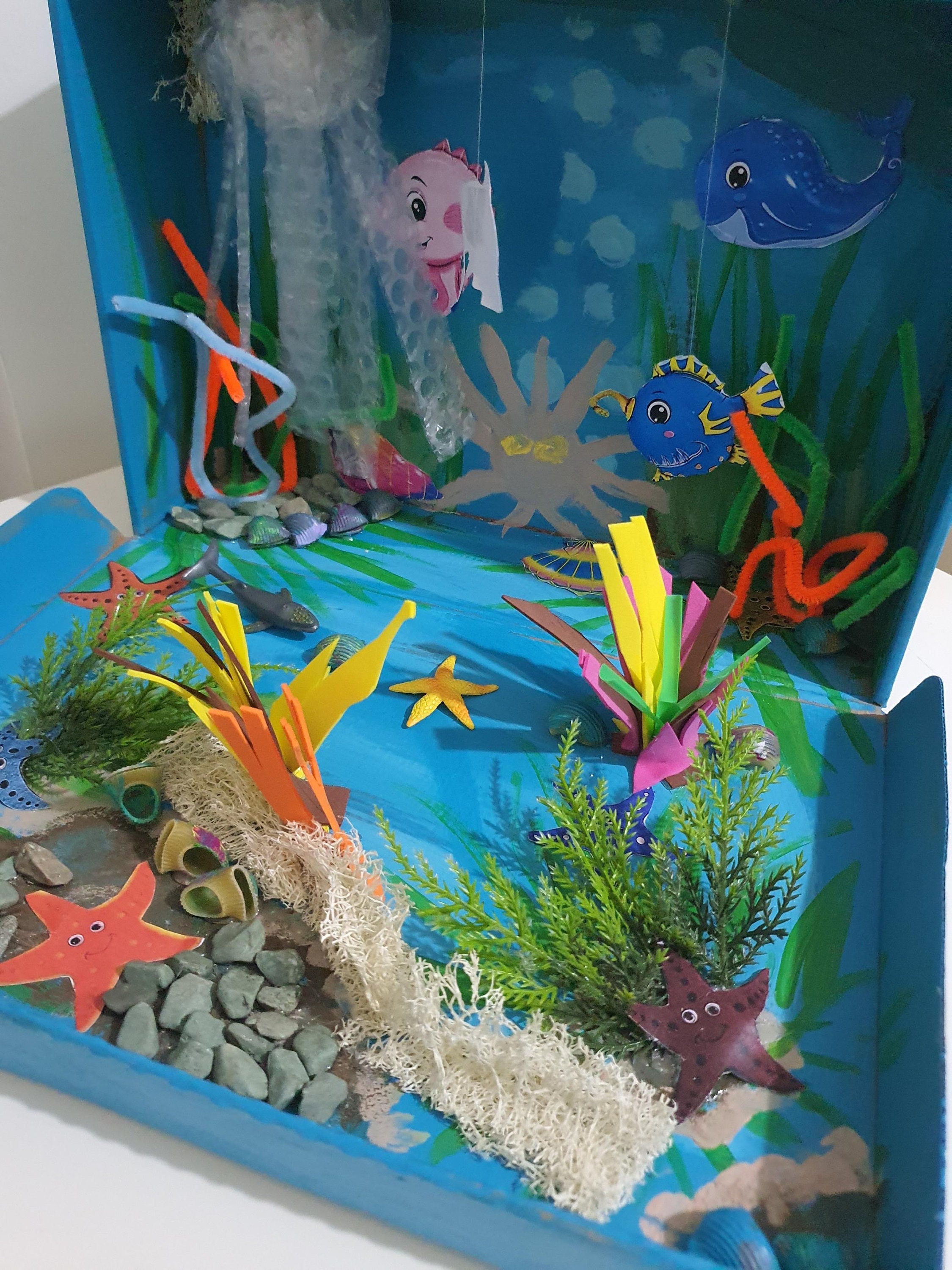 Shoebox Diorama Kit/ocean Diorama/sea Aquarium - Etsy