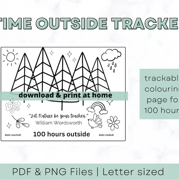 100 Hours Tracker - Etsy