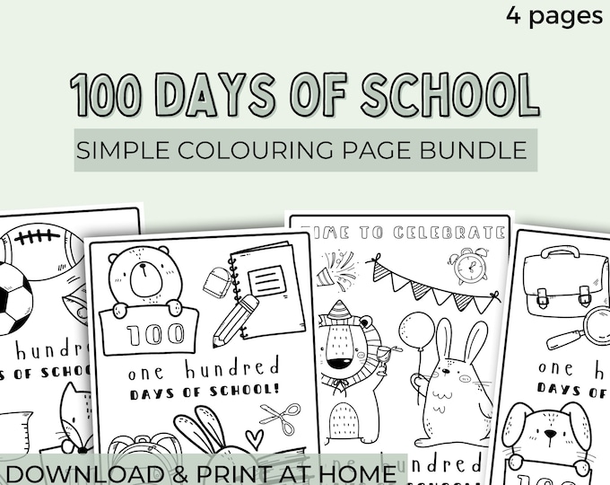 100 Days of School Printable Tracker, 100th Day of School Countdown ...