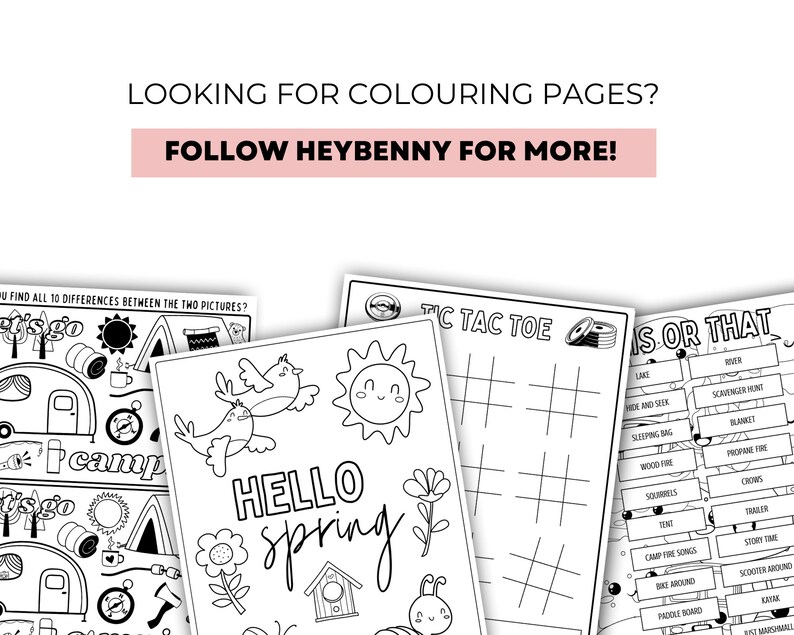 BACK TO SCHOOL - Colouring and Activity Pages for Early Elementary ...