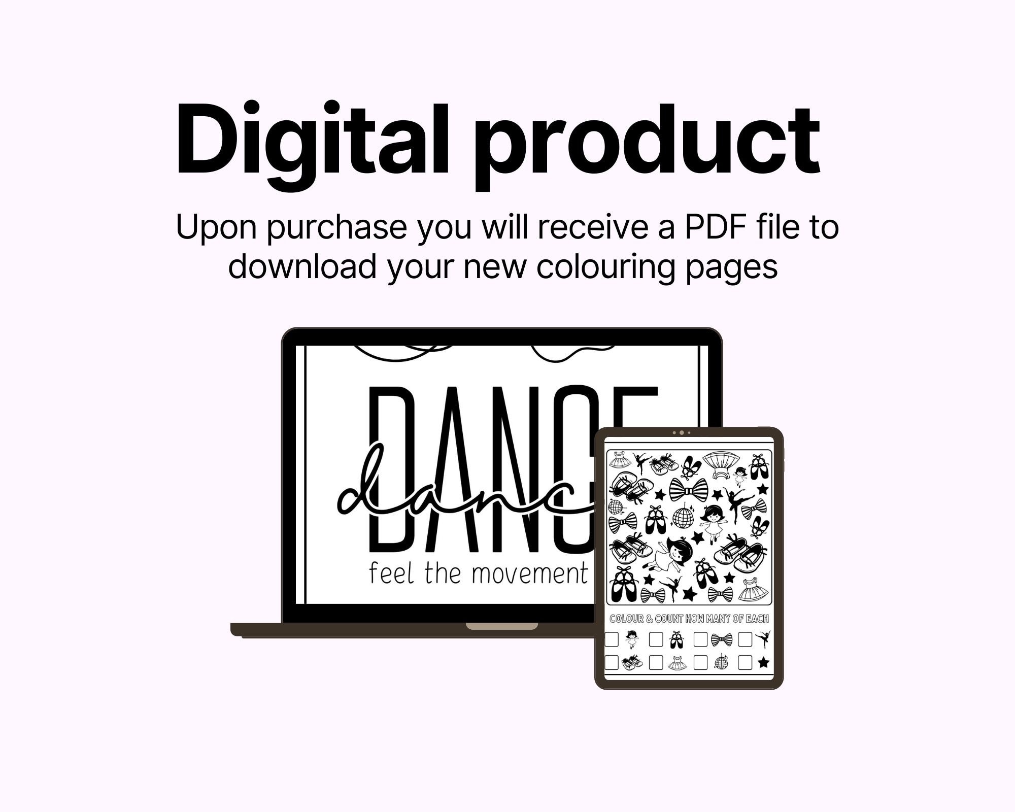 Let's Dance 12 Activity & Colouring Page Bundle, Pdf Download to Print ...