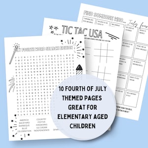 Fourth of July Colouring Pages Activity Printable, July Fourth Kids ...