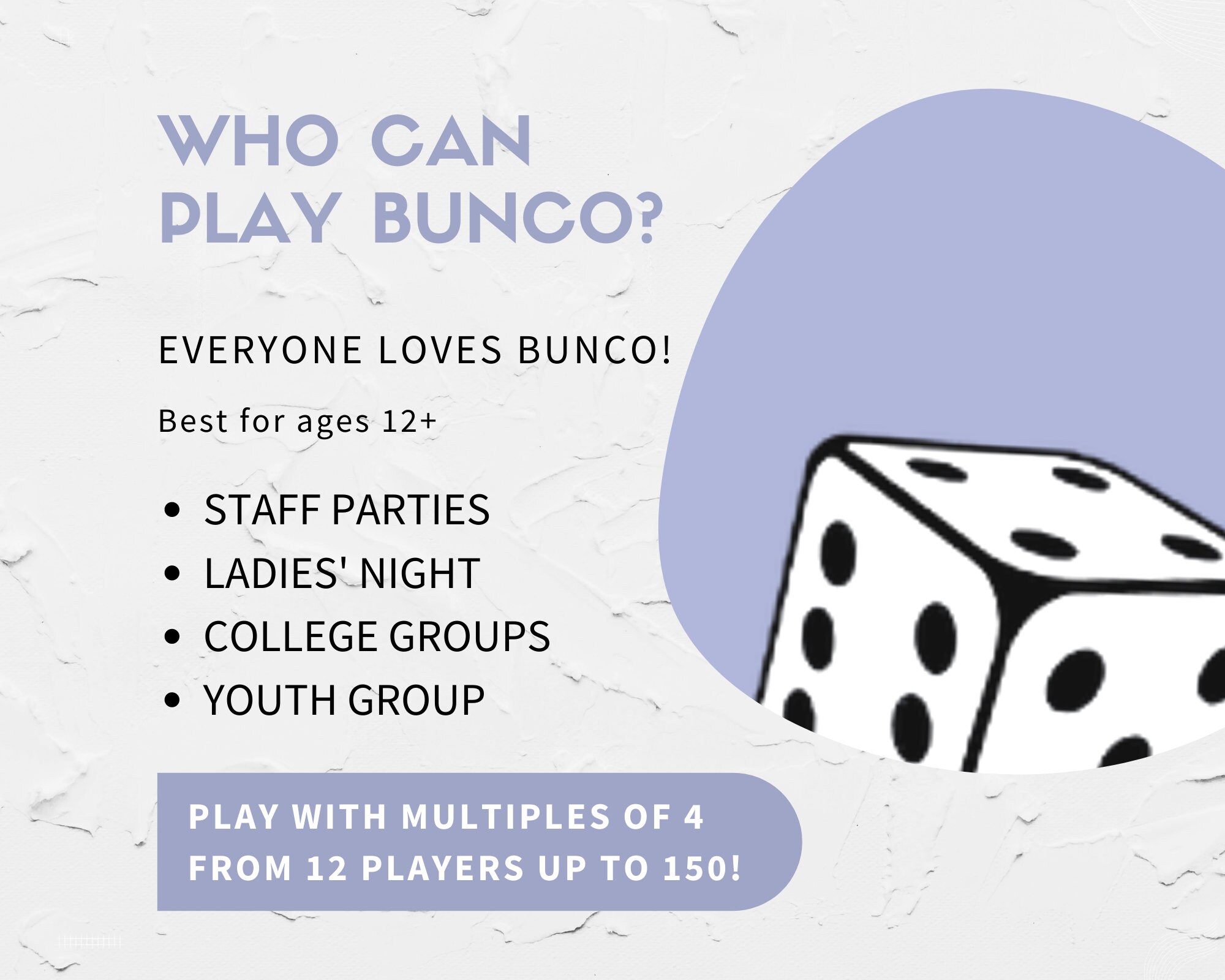 LET'S BUNCO a Party Planning Printable Pdf Download | Plan & Host a ...