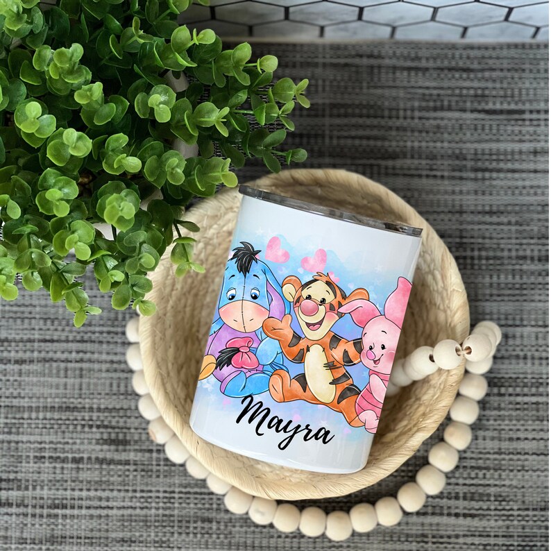 Baby Pooh Bear 16oz Glass I Winnie the Pooh Glass Cup I Sublimated ...