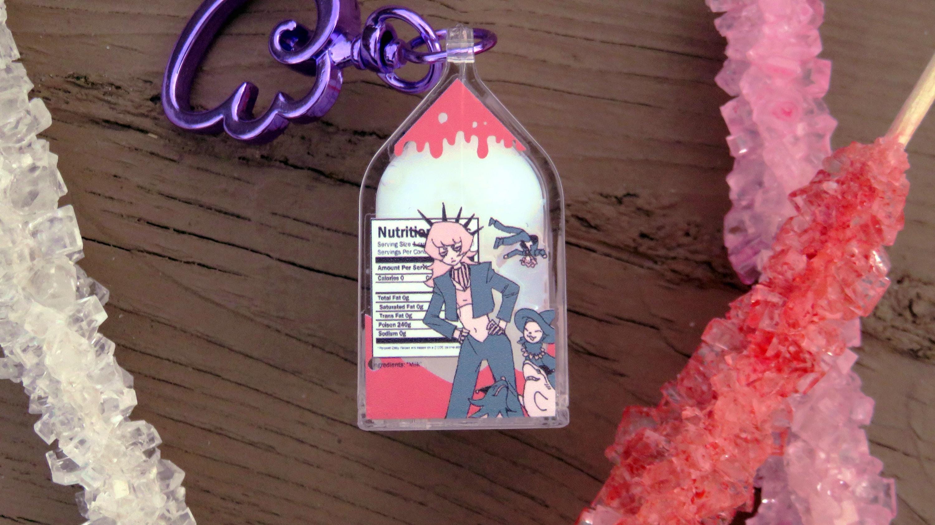 VOCALOID--NILFRUITS Milk Carton Charm | Wozwald, Ameri, Traffic Jam ...