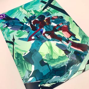 Art Print: Megatron X Starscream | Metallic Photo Paper - Etsy