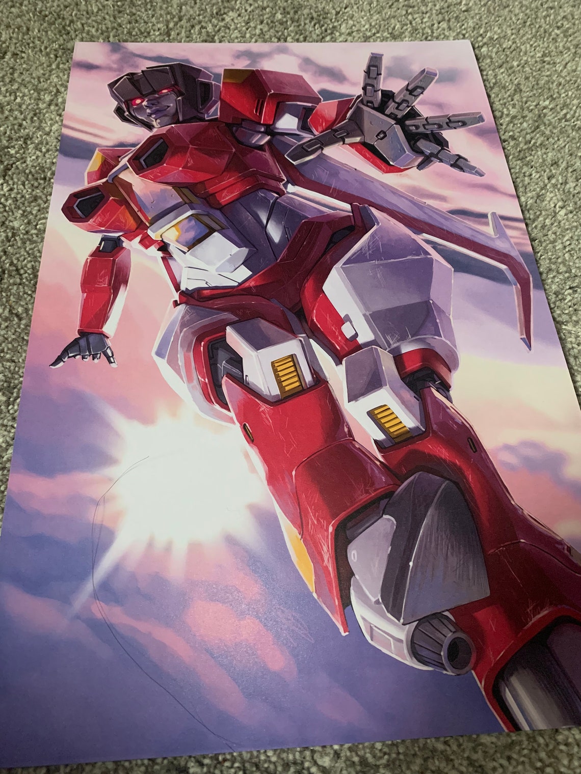 Art Print: Starscream - Etsy