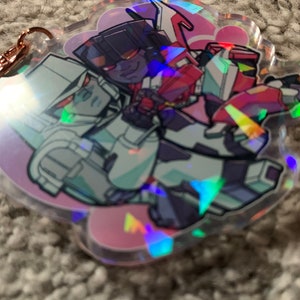 2x2 Megatron X Starscream Acrylic Keychain - Etsy