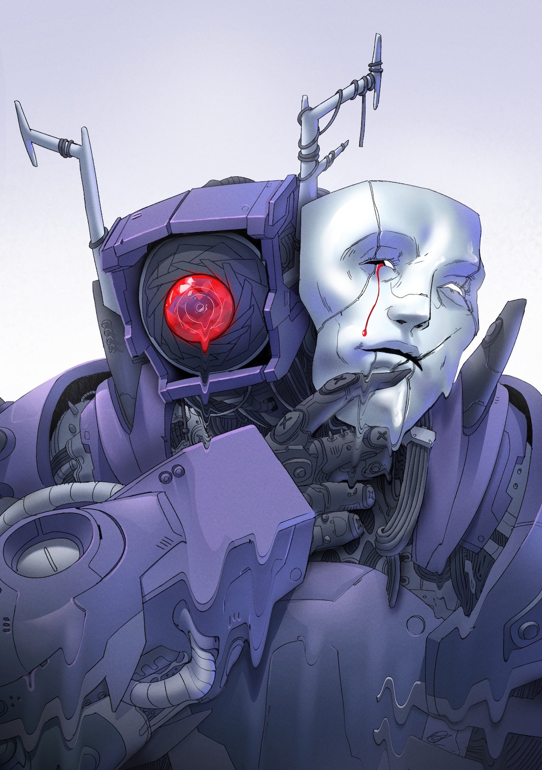 Art Print: Shockwave’s Face - Etsy