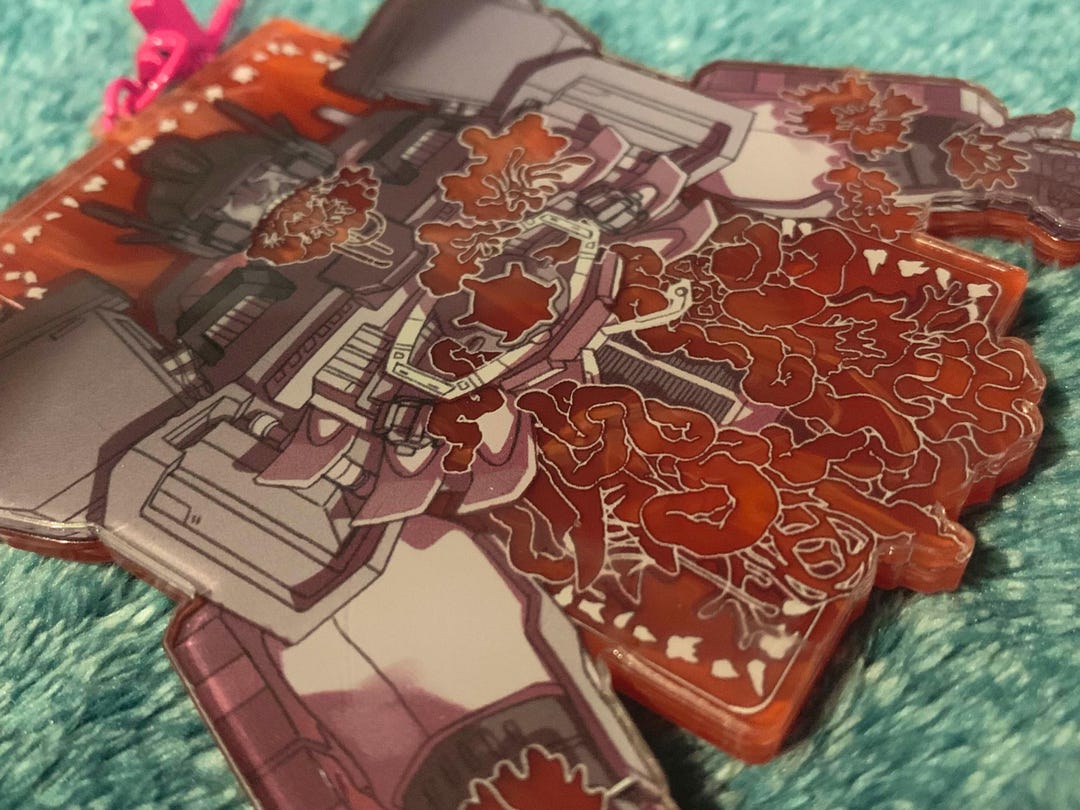 Optimus and Megatron "flowering" 4" Acrylic Charms | the Decepticons - Etsy