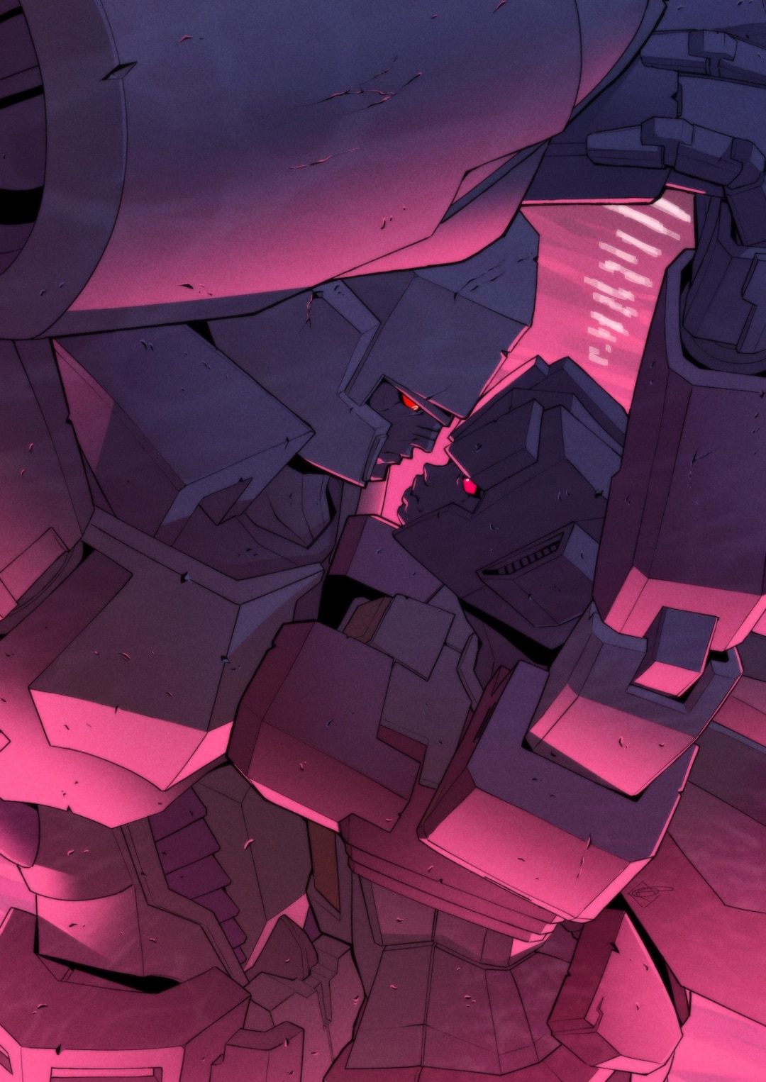 Art Print: Megatron X Starscream “embrace” - Etsy
