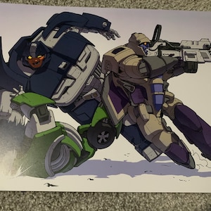 Art Print: Blitzwing and Breakdown - Etsy