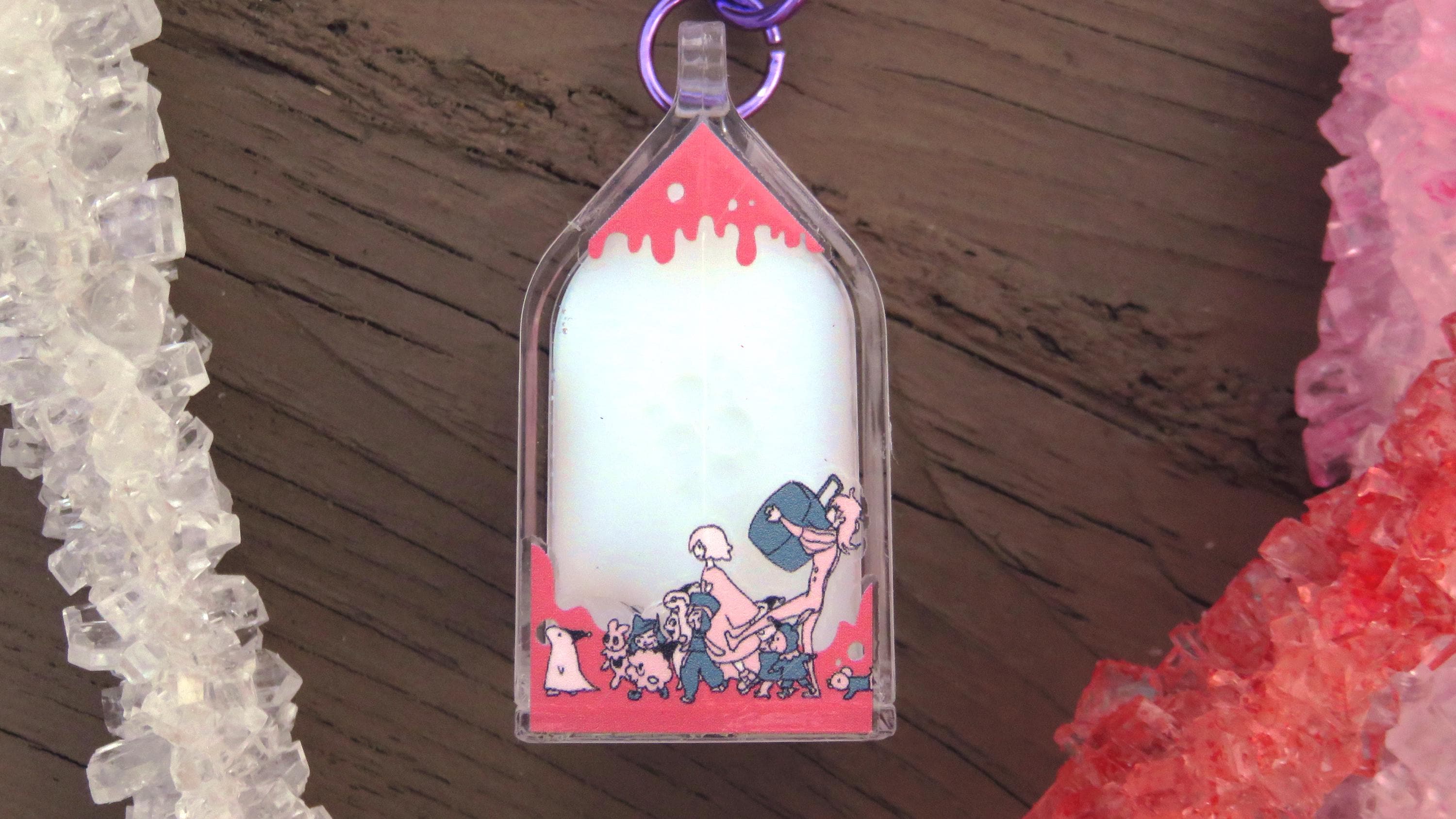 VOCALOID--NILFRUITS Milk Carton Charm | Wozwald, Ameri, Traffic Jam ...