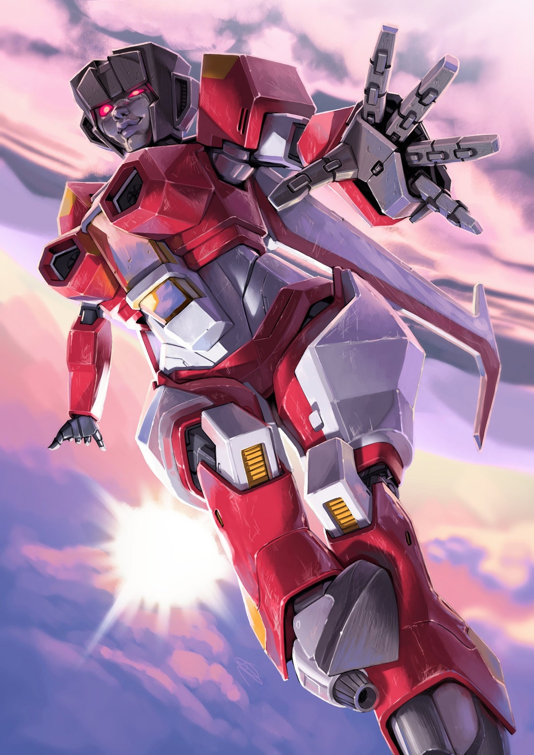 Art Print: Starscream - Etsy