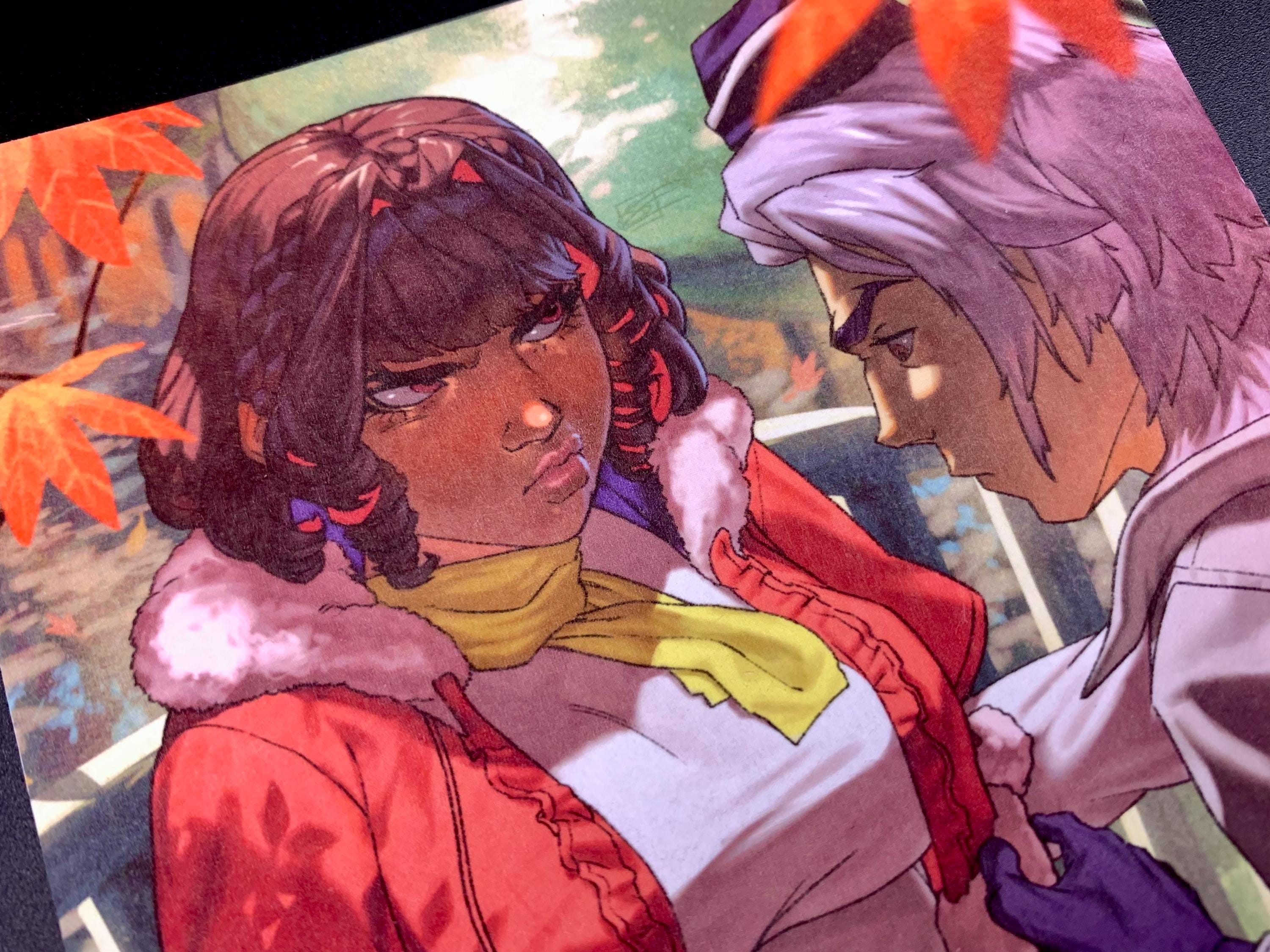 Art Print: Bishoujo Megatron + Starscream “autumn” | Hanji Paper - Etsy