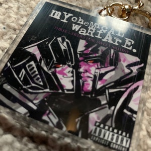 2x2 Megatron X Starscream Acrylic Keychain - Etsy