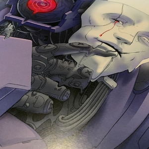 Art Print: Shockwave’s Face - Etsy