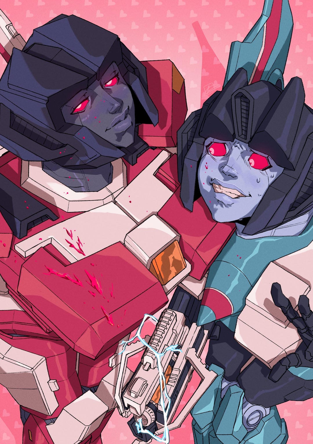 Art Print: Starscream and Thundercracker - Etsy