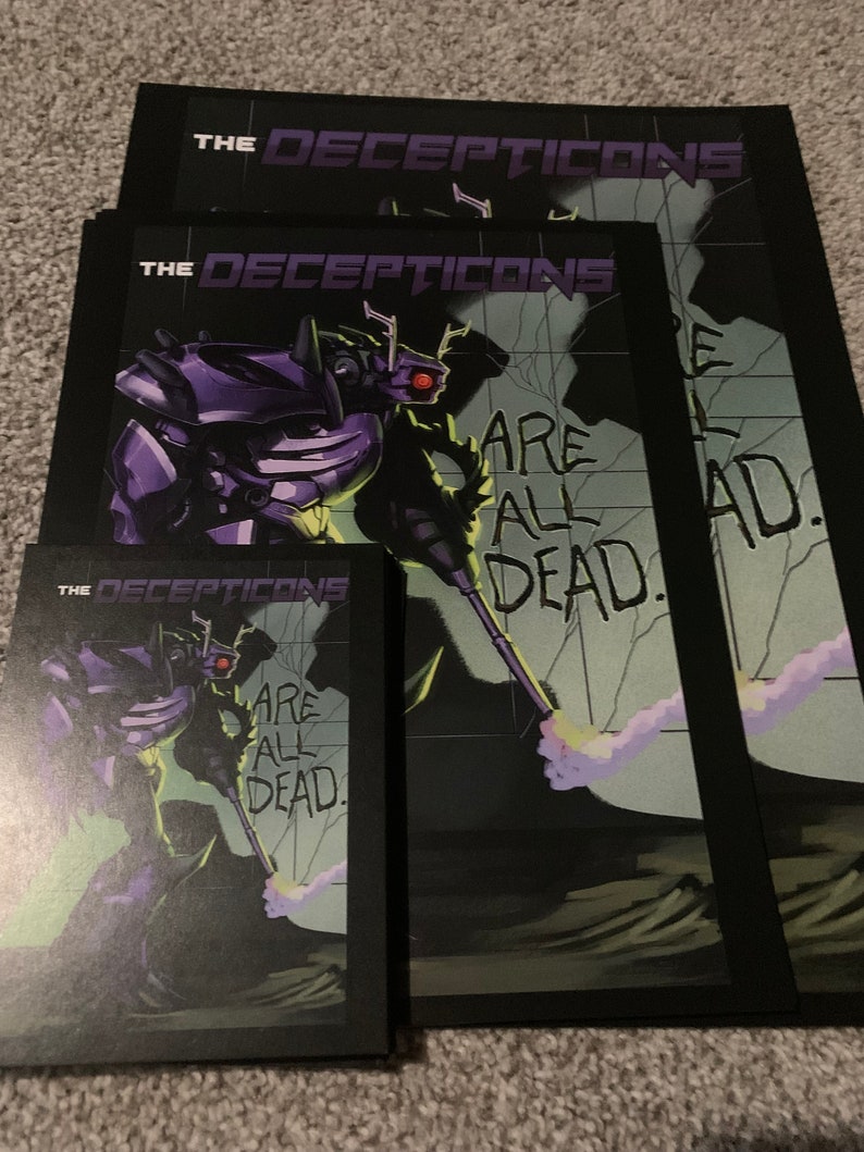 Art Print: Shockwave “are All Dead” - Etsy
