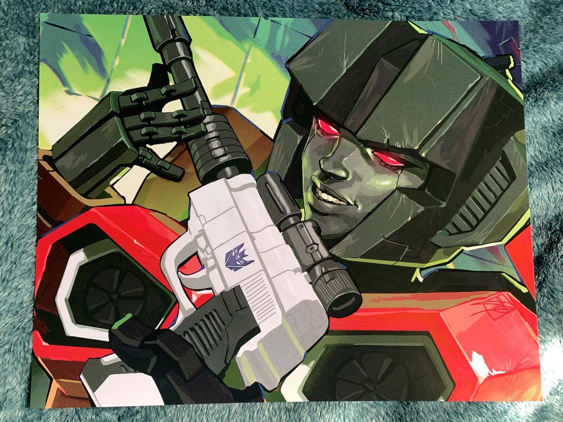 Art Print: Starscream “princess” - Etsy