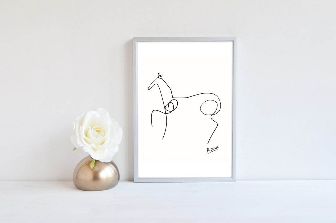 Picasso Print, Picasso Drawings, Printable Wall Art, Picasso Printable ...