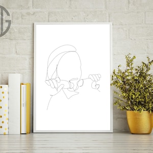 Erotic Line Art, Blowjob Art Print, Sexy Line Drawing, Printable Wall ...